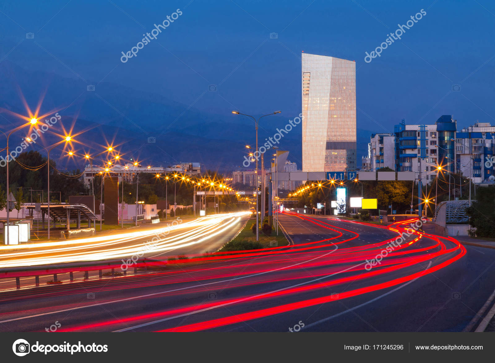 Traffic on a freeway — Stock Photo © bob_sato_1973 #171245296