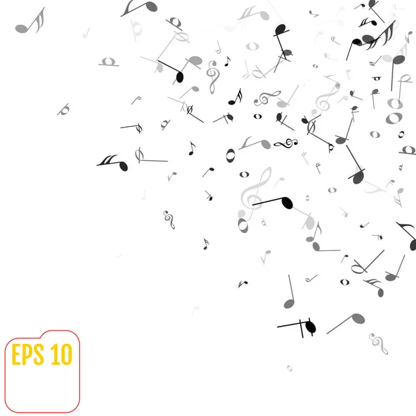 Vector Falling Notes Background. Stock Vector Image by ©Roussanov ...