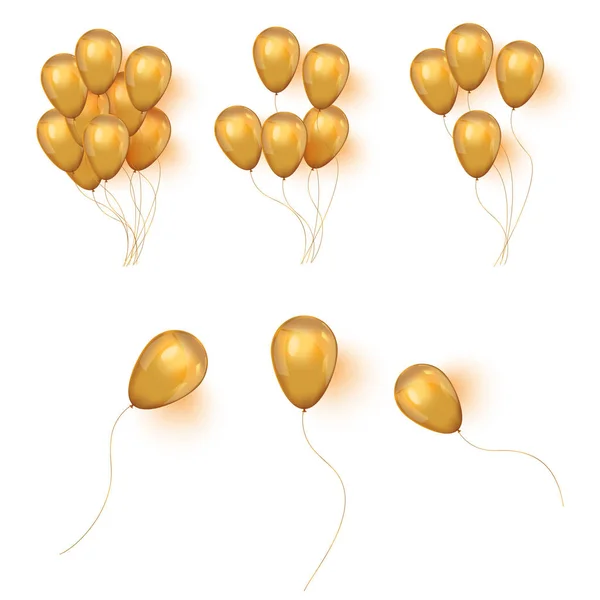 100,000 Gold balloons Vector Images | Depositphotos