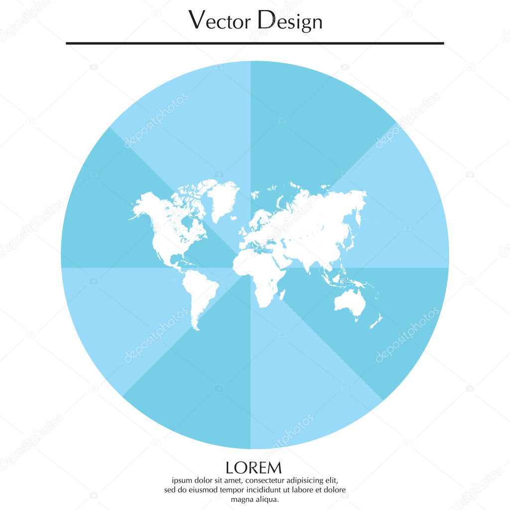 World Map icon Stock Vector by ©PPVector 125808756