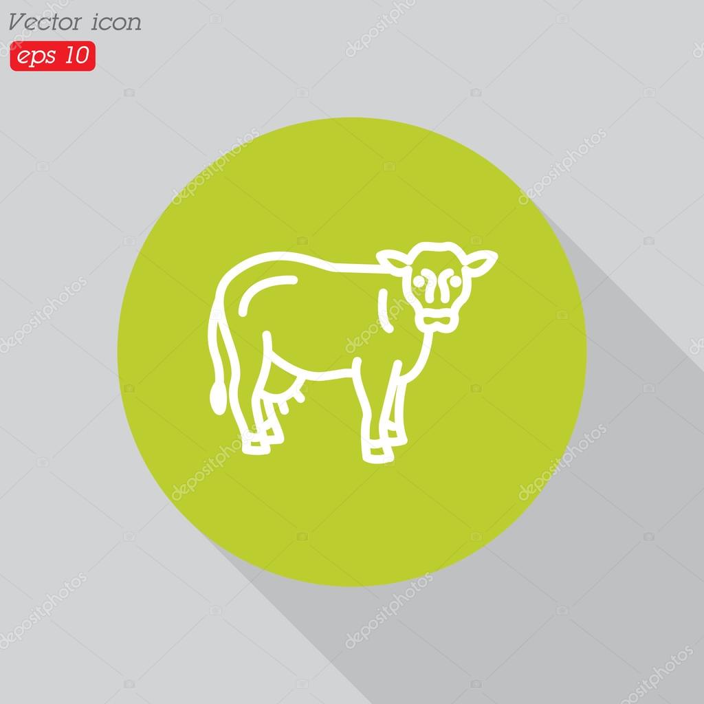 Cow Web line Stock Vector by ©PPVector 125815662