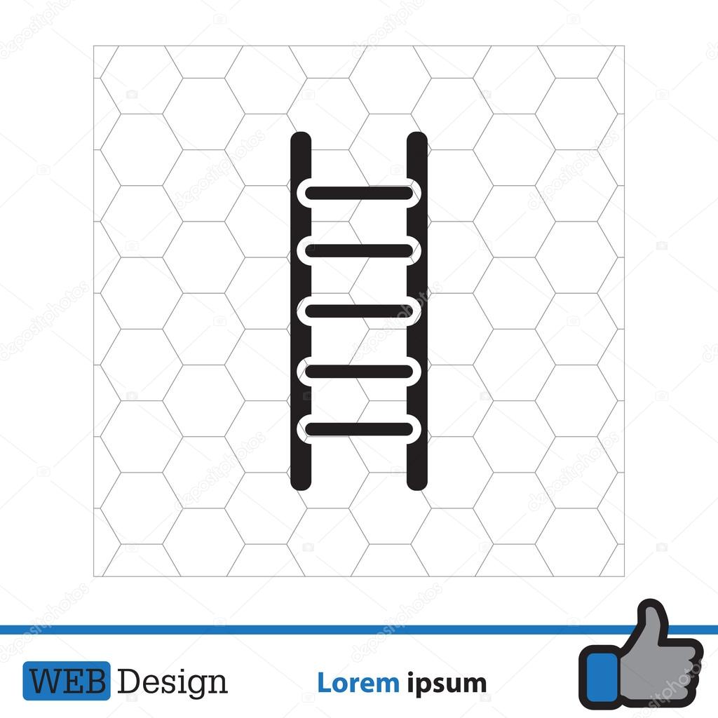 Ladder web icon Stock Vector by ©PPVector 125821200
