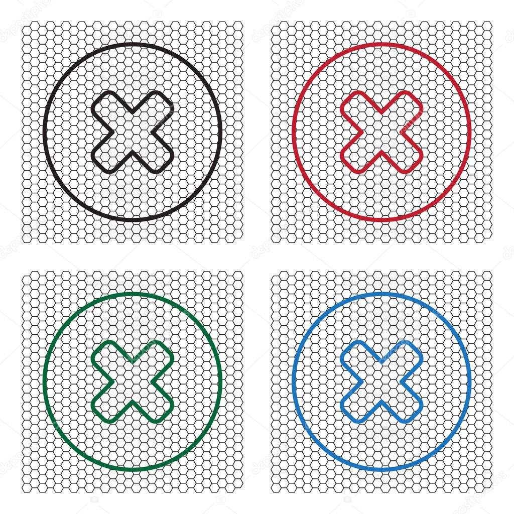 Remove button icons Stock Vector Image by ©PPVector #129406342