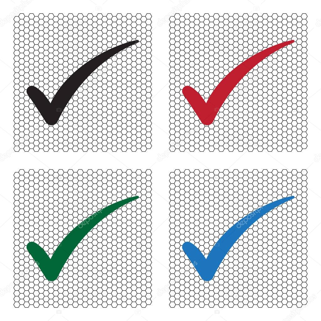 Comprobar icono símbolo de marca Stock Vector by ©PPVector 129406802