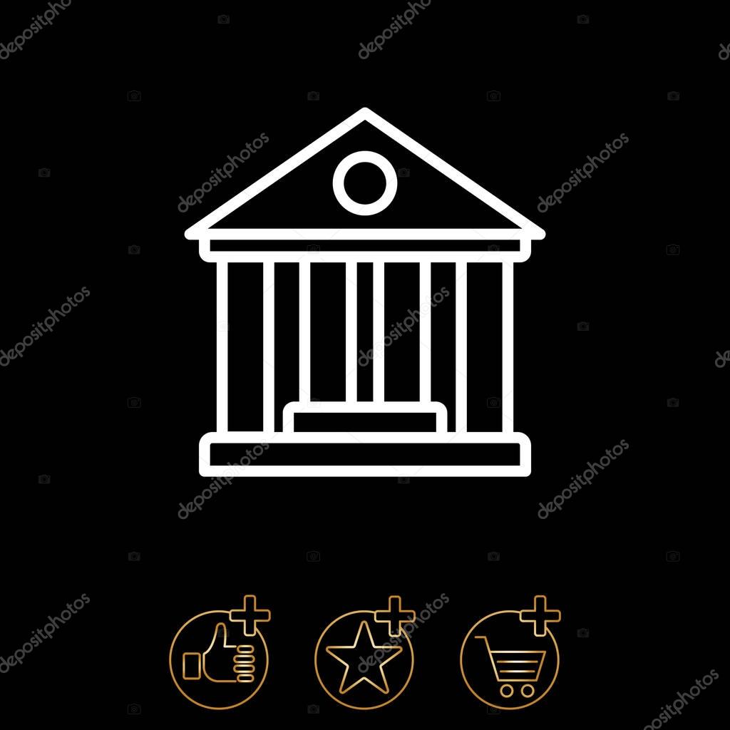 Classical building icon Stock Vector Image by ©PPVector #129407914