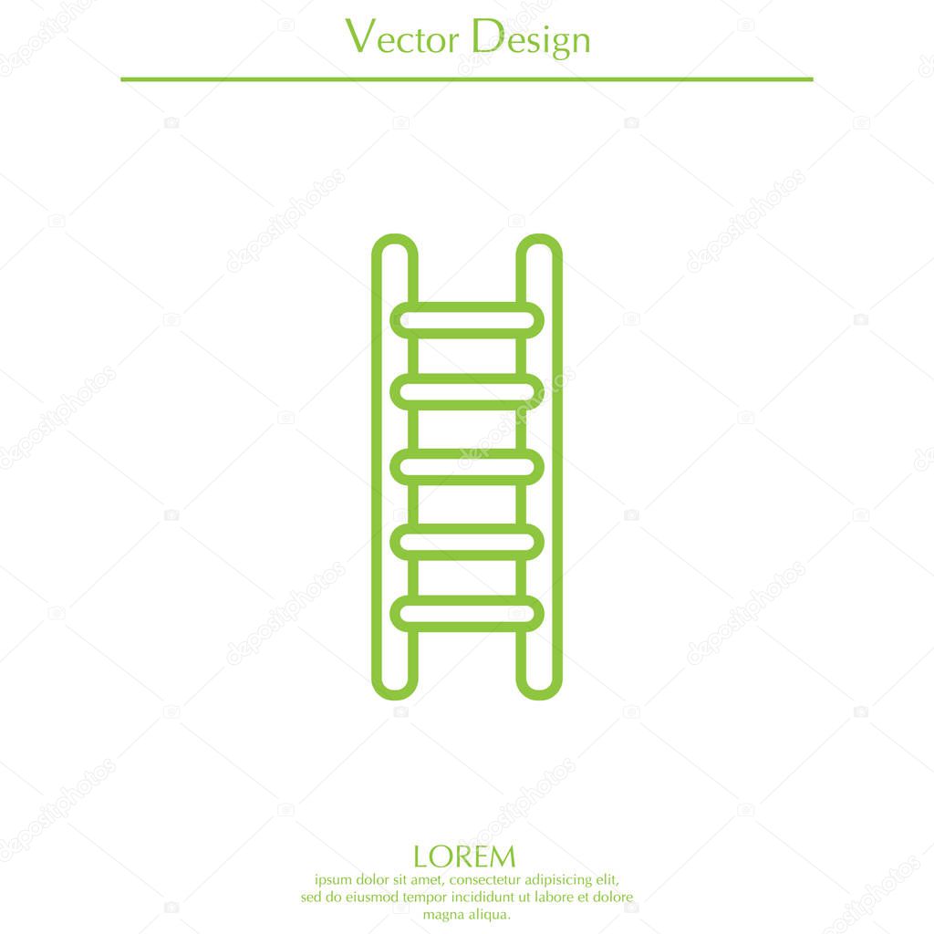 Ladder line icon Stock Vector by ©PPVector 129411754