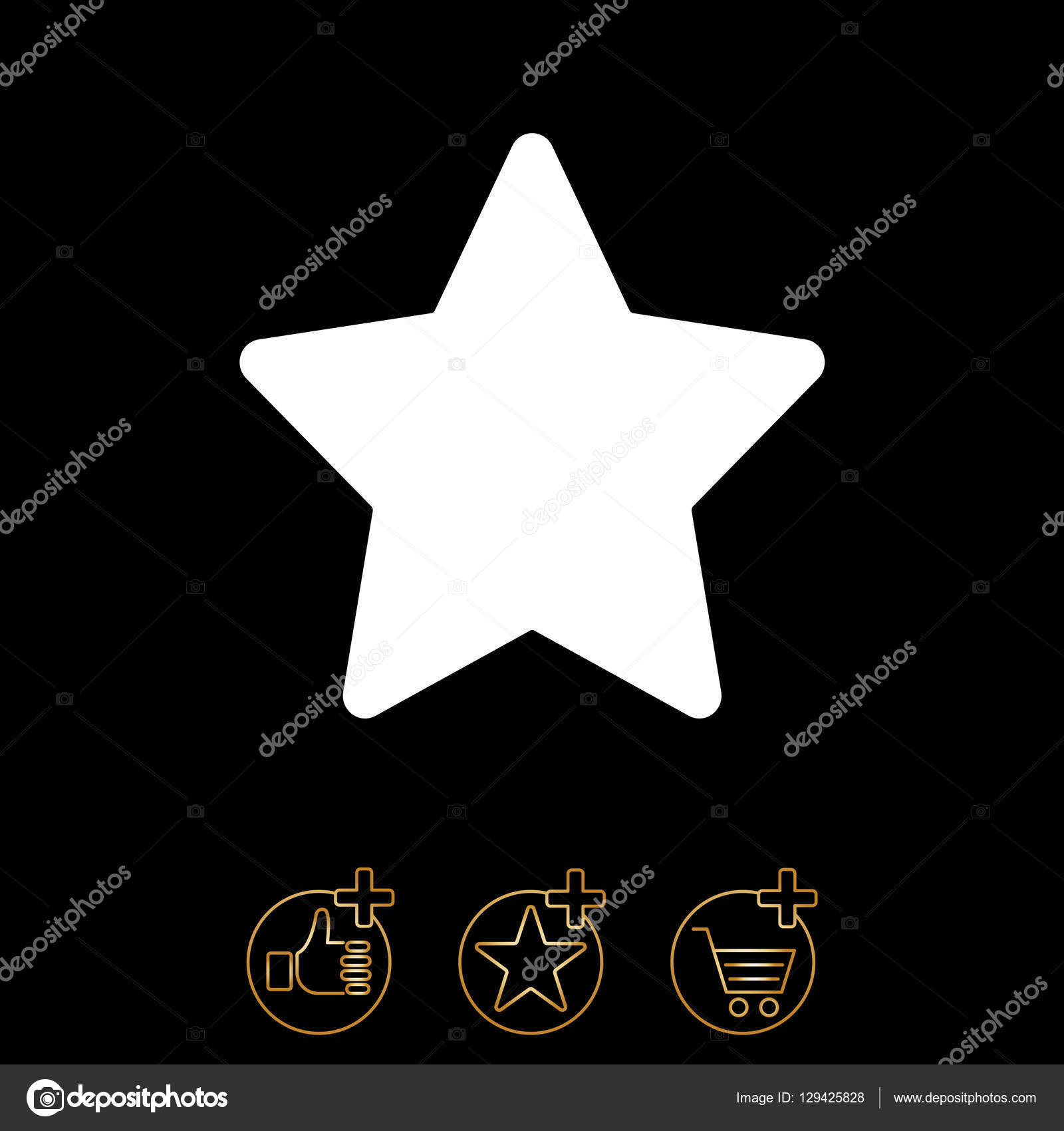 Design of Star icon Stock Vector Image by ©PPVector #129425828