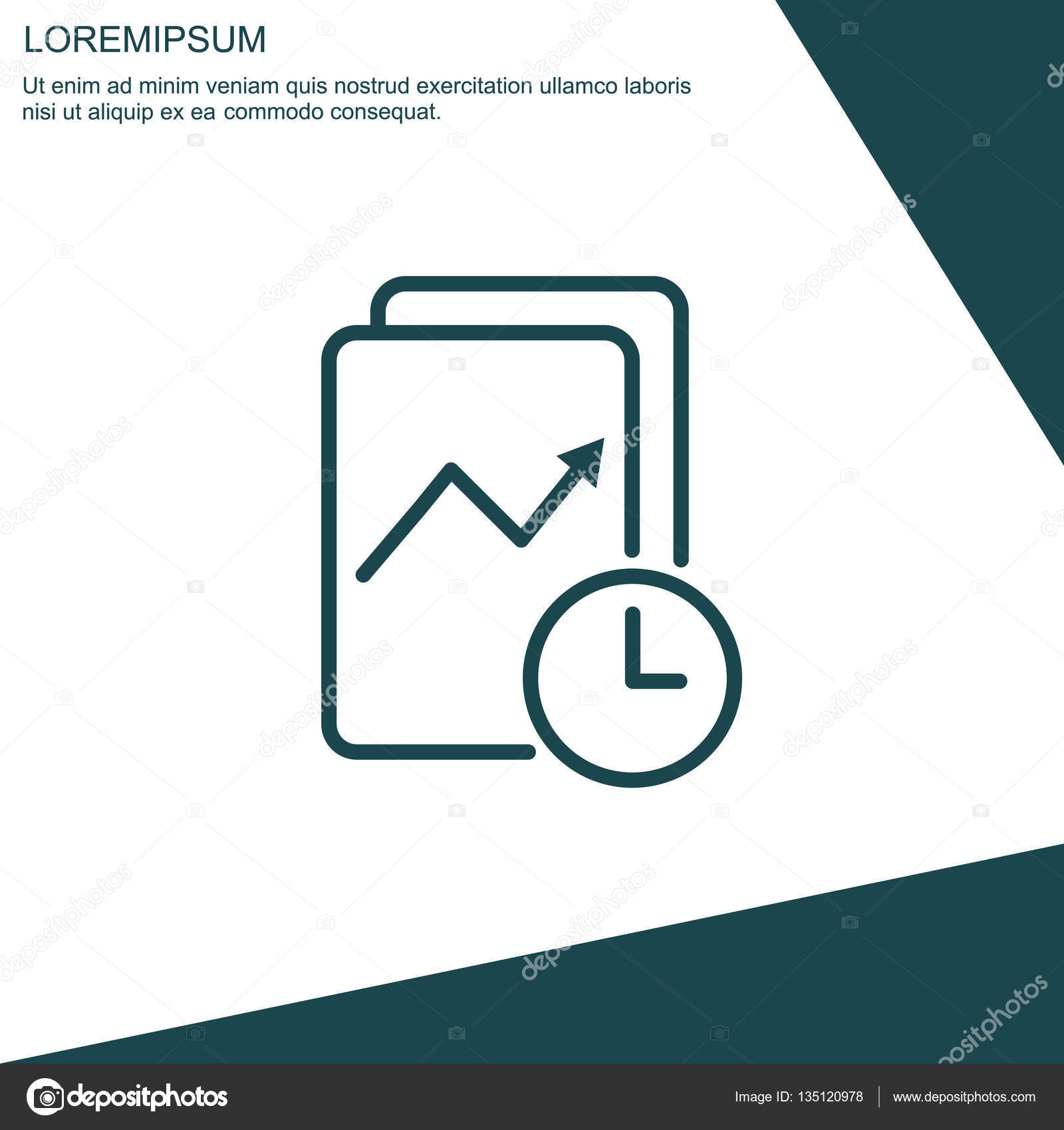 Line icon of graph Stock Vector by ©PPVector 135120978