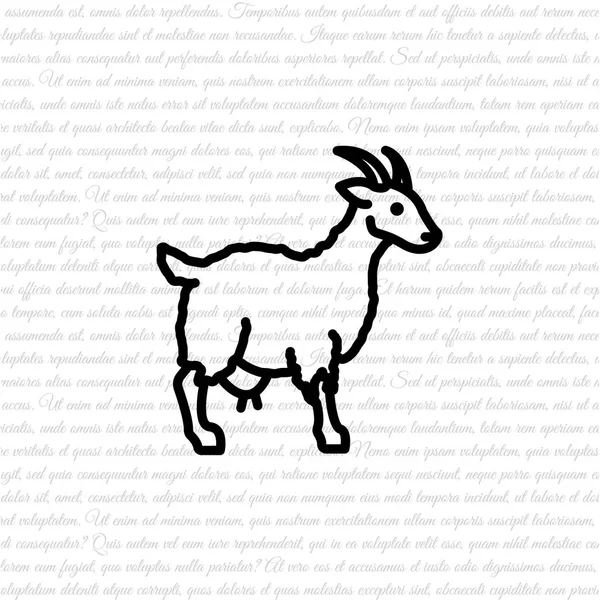 Goat, livestock icon Stock Vector by ©PPVector 149226908