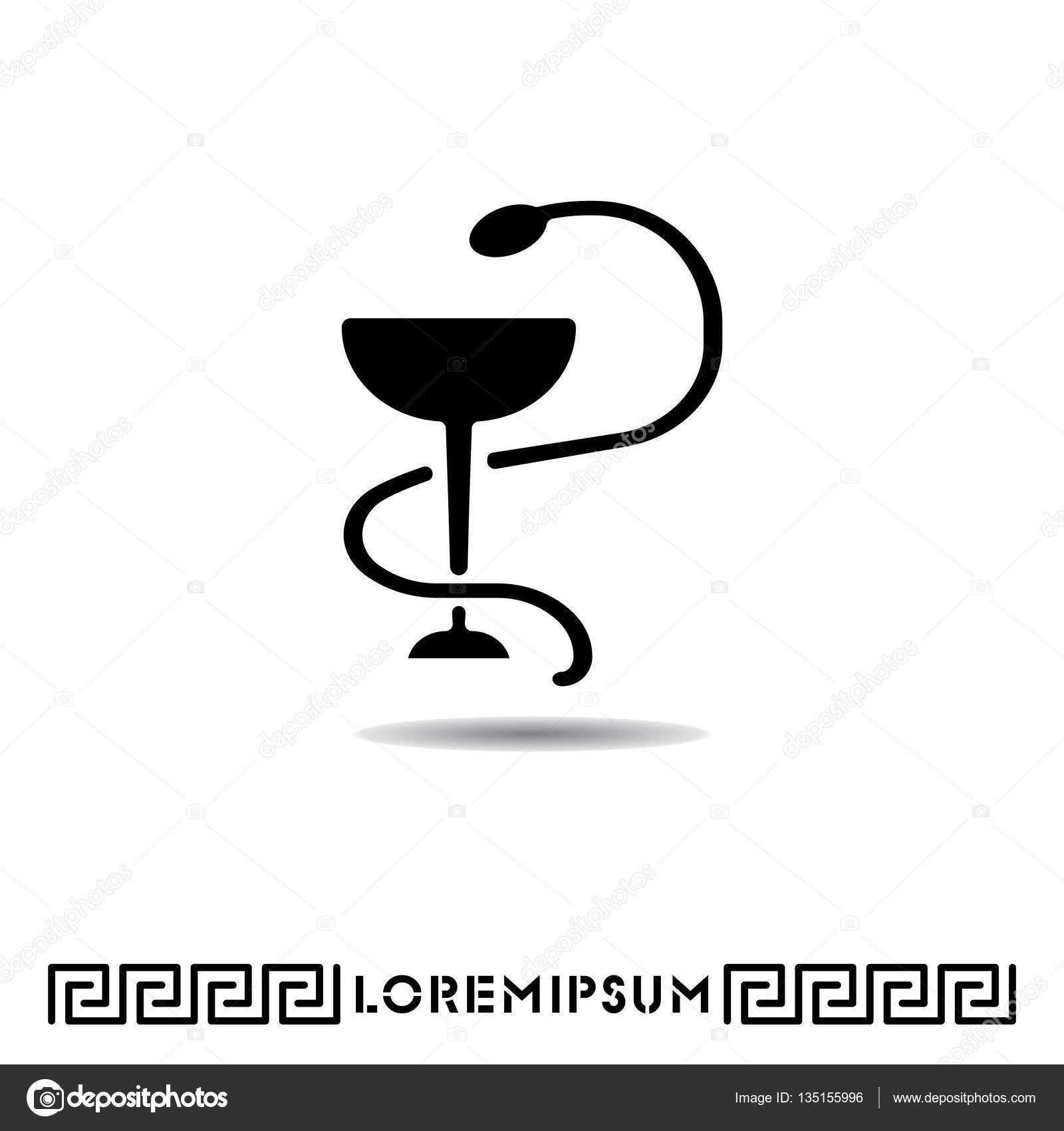 Hygeia bowl icon Stock Vector Image by ©PPVector #135155996