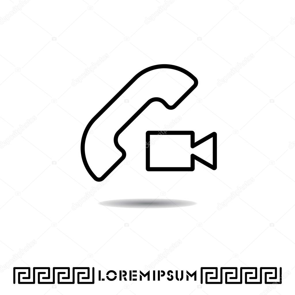 Video call icon — Stock Vector © PPVector #135153114