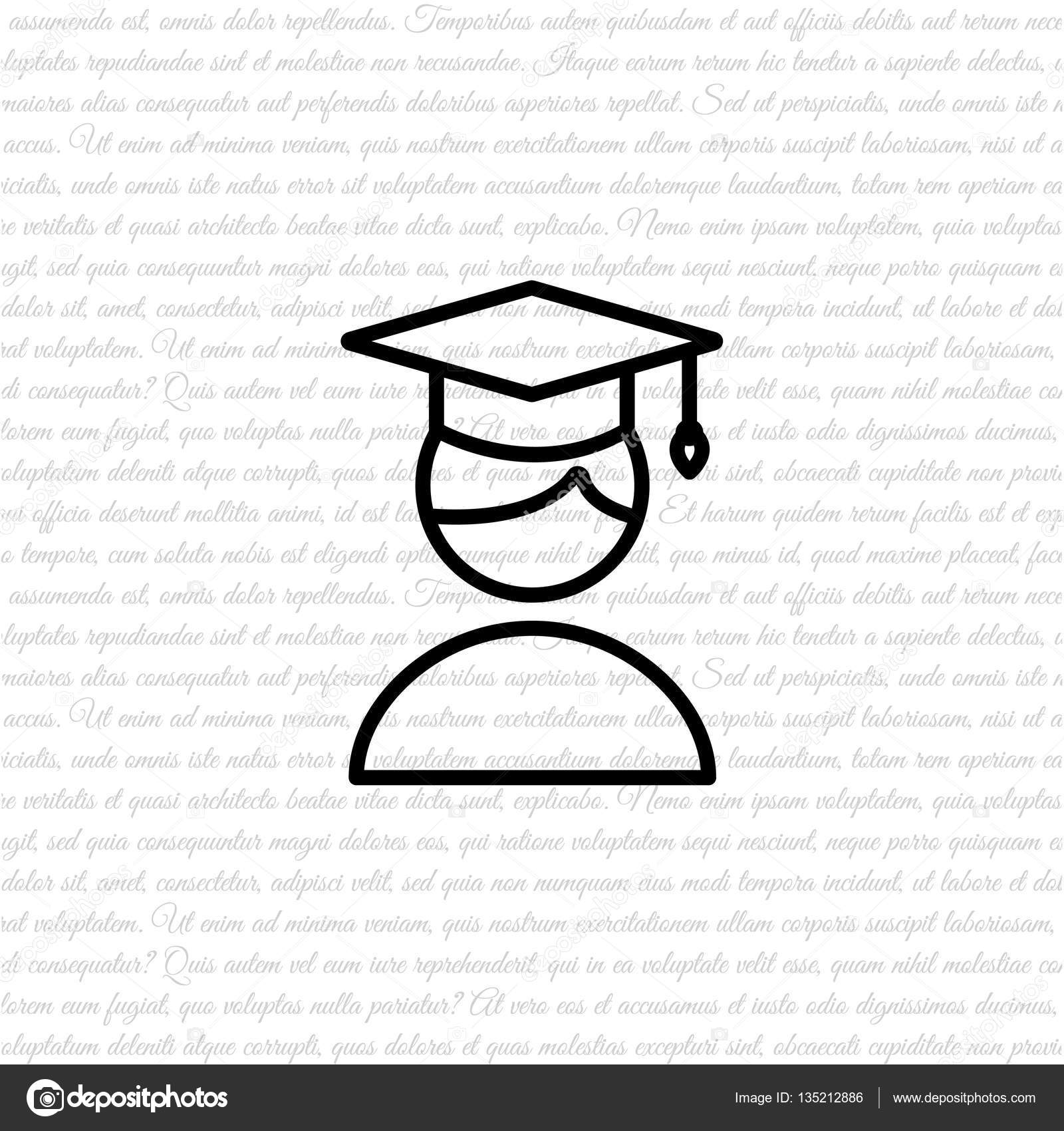 Student line icon Stock Vector by ©PPVector 135212886