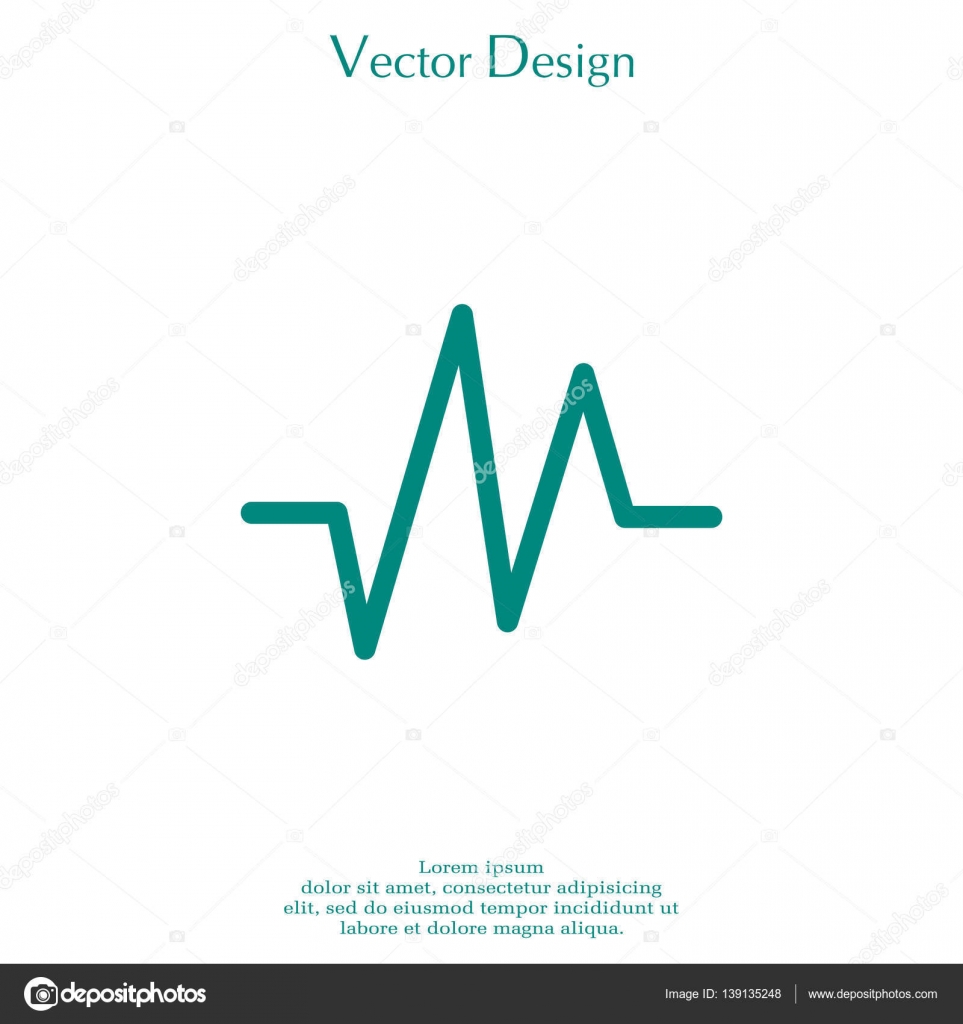 Ritmo cardíaco icono médico Vector de stock por ©PPVector 139135248