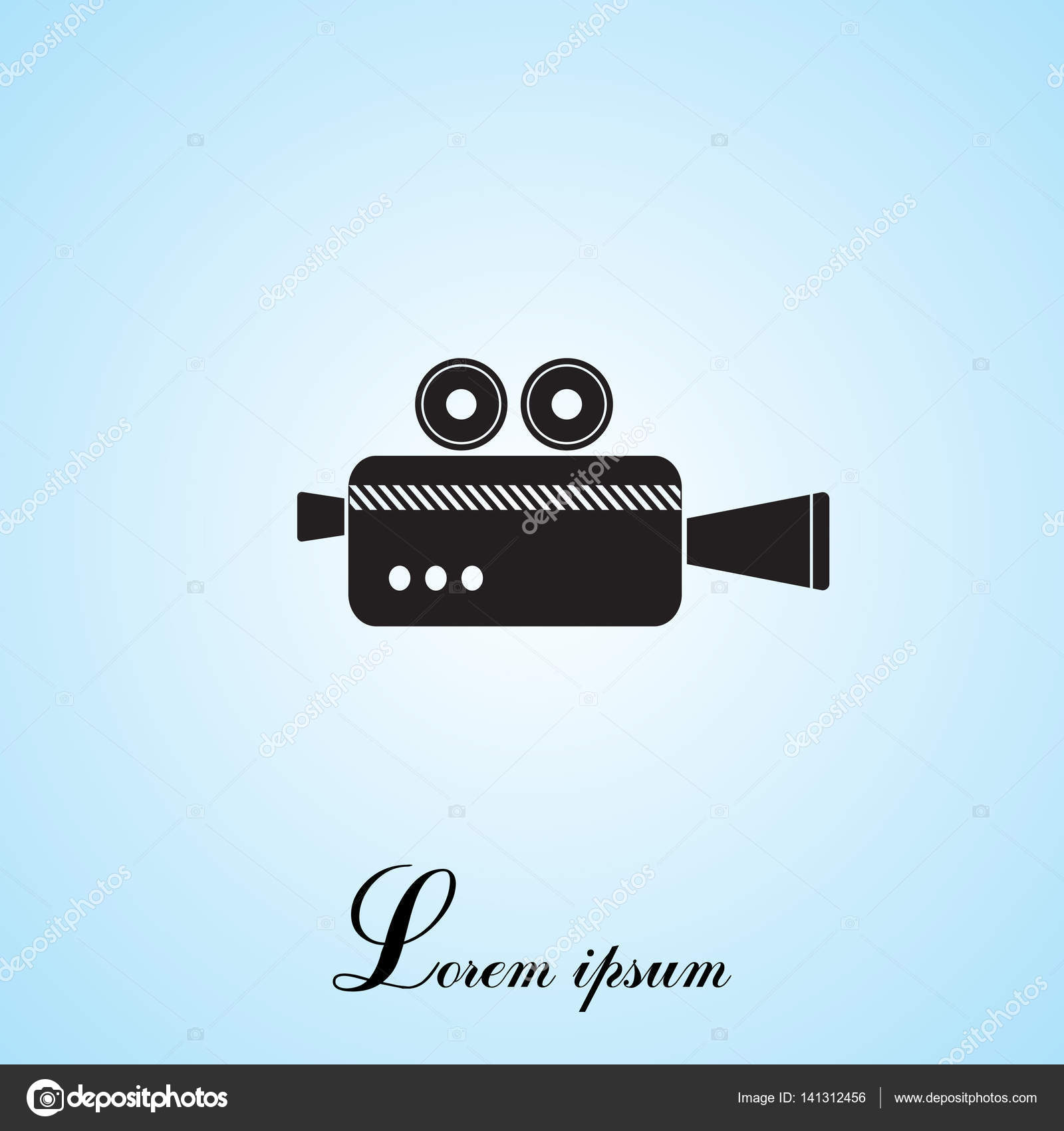 Cinema camera icon Stock Vector by ©PPVector 141312456