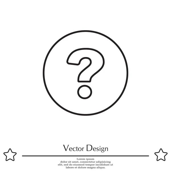 Question mark line icon Stock Vector Image by ©PPVector #161501140