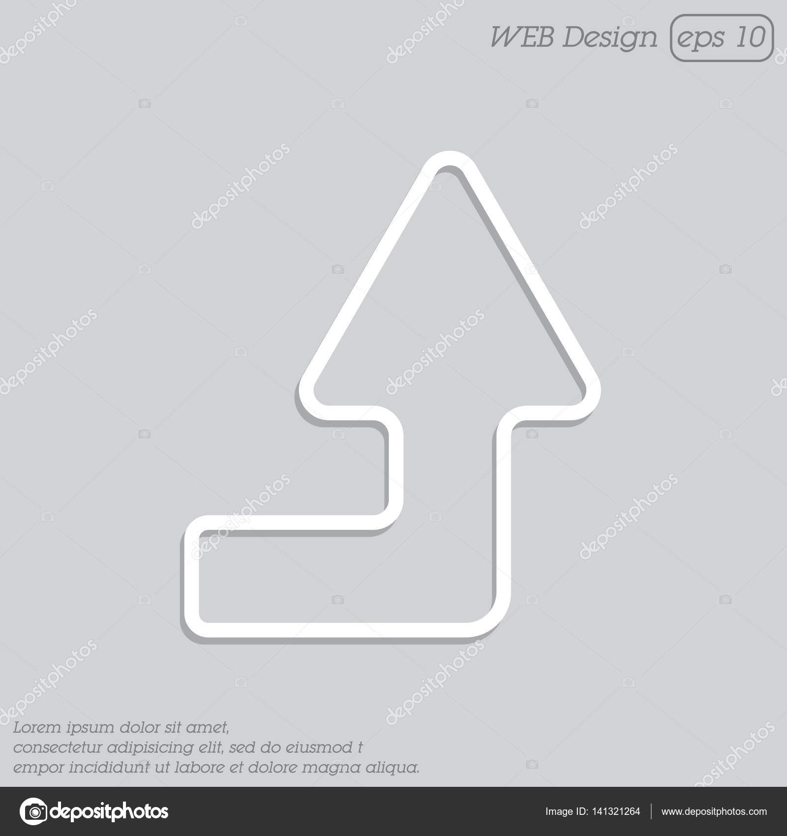 Arrow right-up Stock Vector Image by ©PPVector #141321264