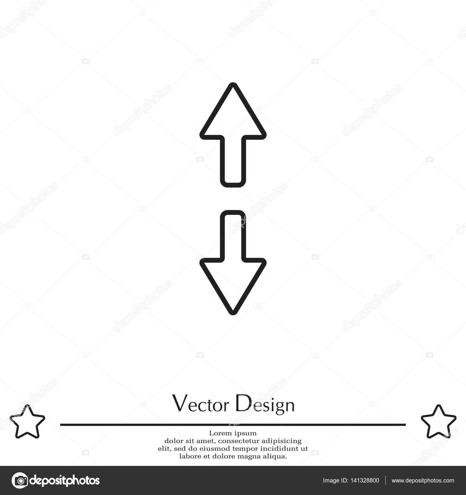 Line icon. Arrows Stock Vector Image by ©PPVector #141328800