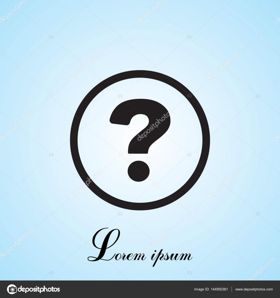 Simple question mark Stock Vector by ©PPVector 144950361