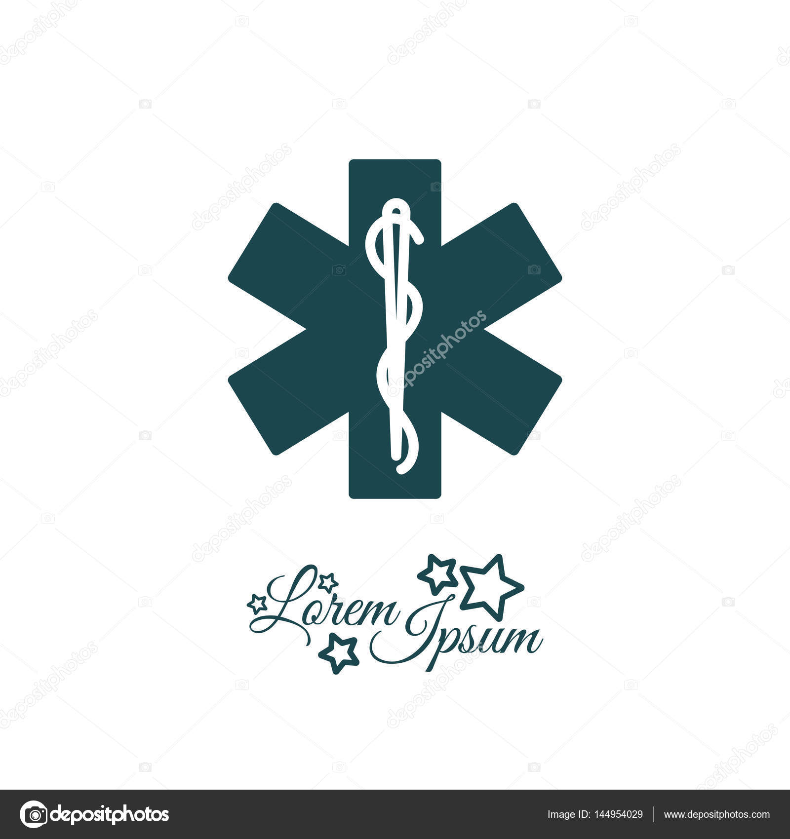 Ambulance emblem icon Stock Vector by ©PPVector 144954029