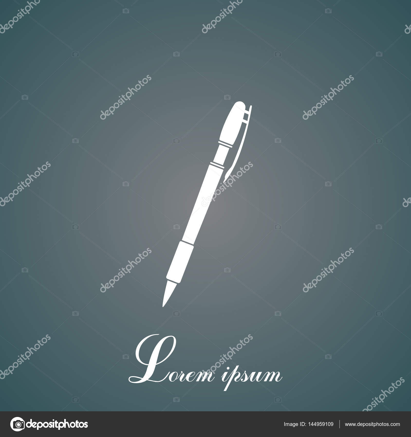 Ballpoint pen icon Stock Vector by ©PPVector 144959109