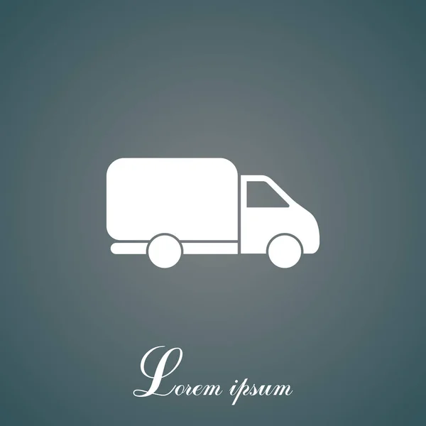 Delivery truck simple icon Stock Vector by ©PPVector 144966369