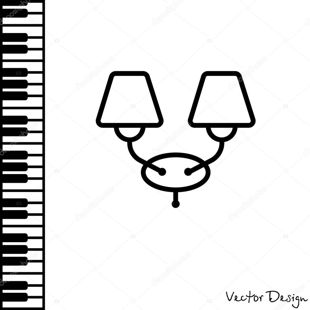 Wall Light icon — Stock Vector © PPVector #144954445