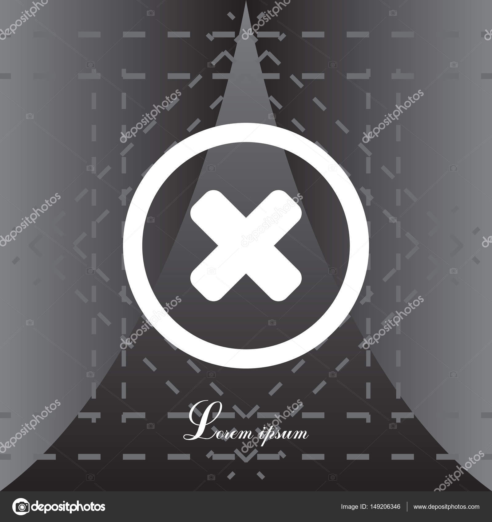 Remove button icon Stock Vector by ©PPVector 149206346