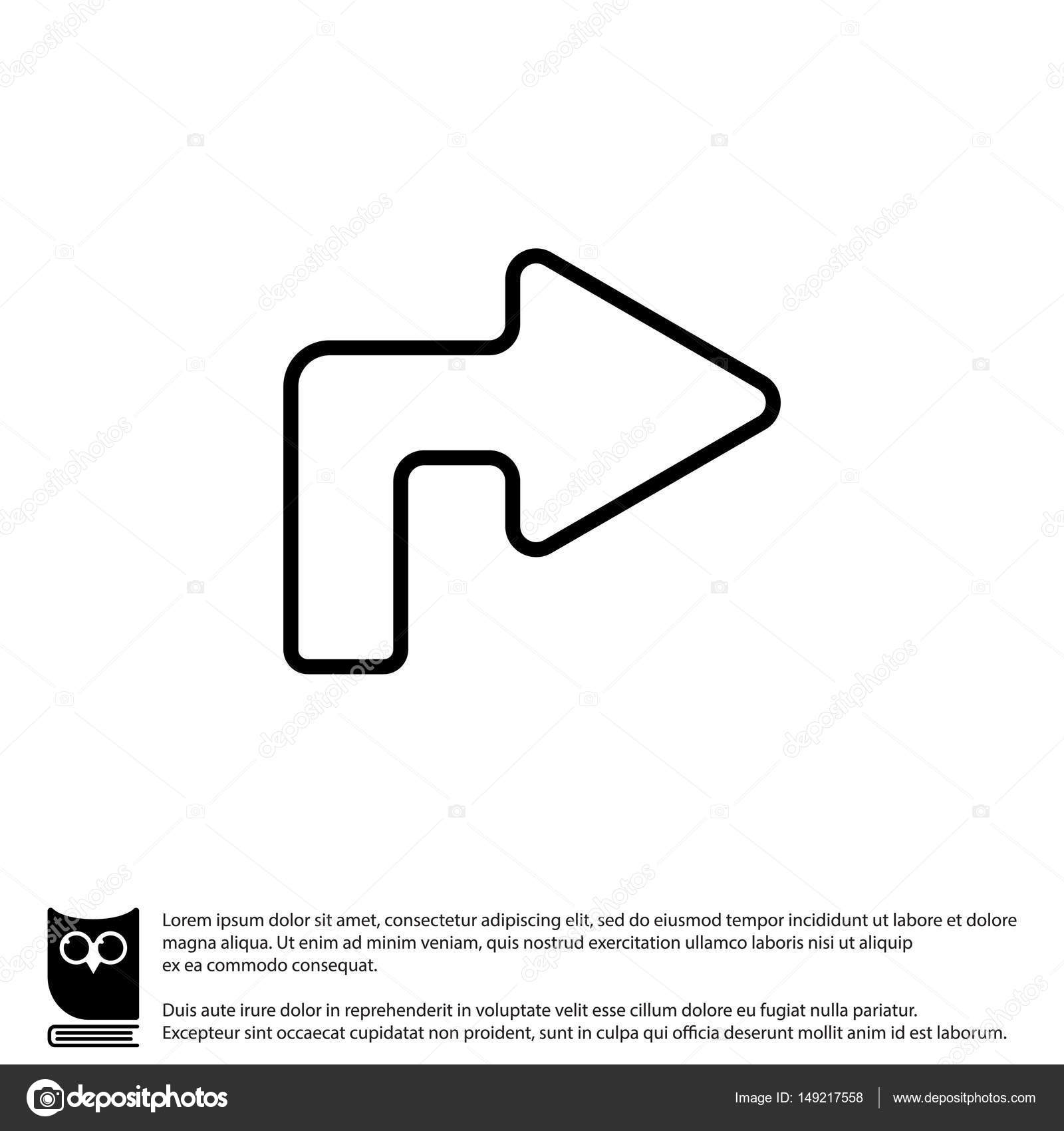 Right arrow web icon Stock Vector by ©PPVector 149217558