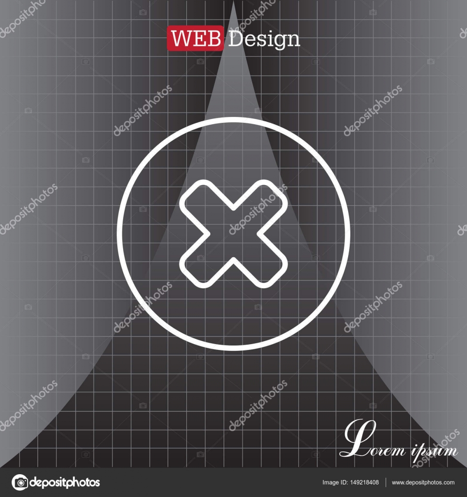 Remove button icon Stock Vector by ©PPVector 149218408