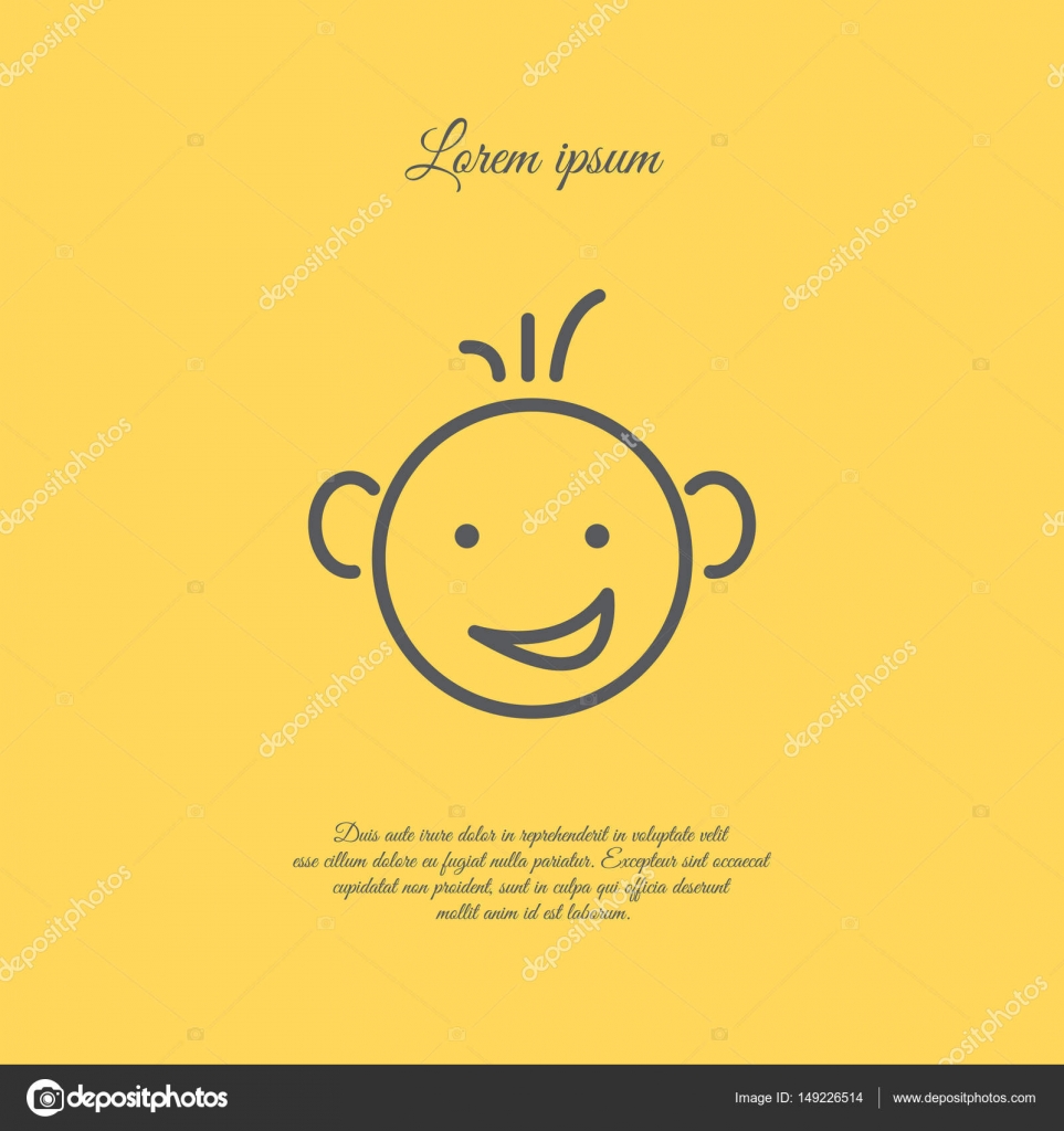 Smiling child head Stock Vector by ©PPVector 149226514