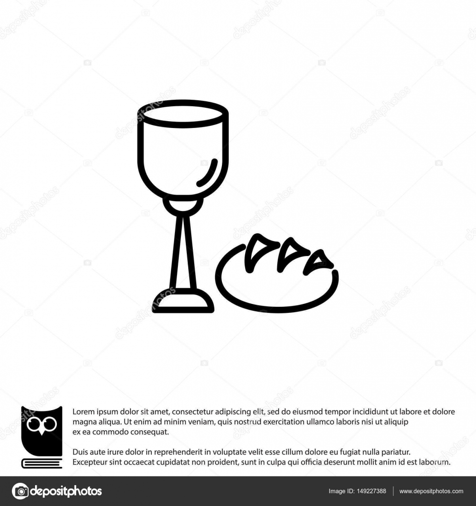 Bread and Wine icon Stock Vector Image by ©PPVector #149227388