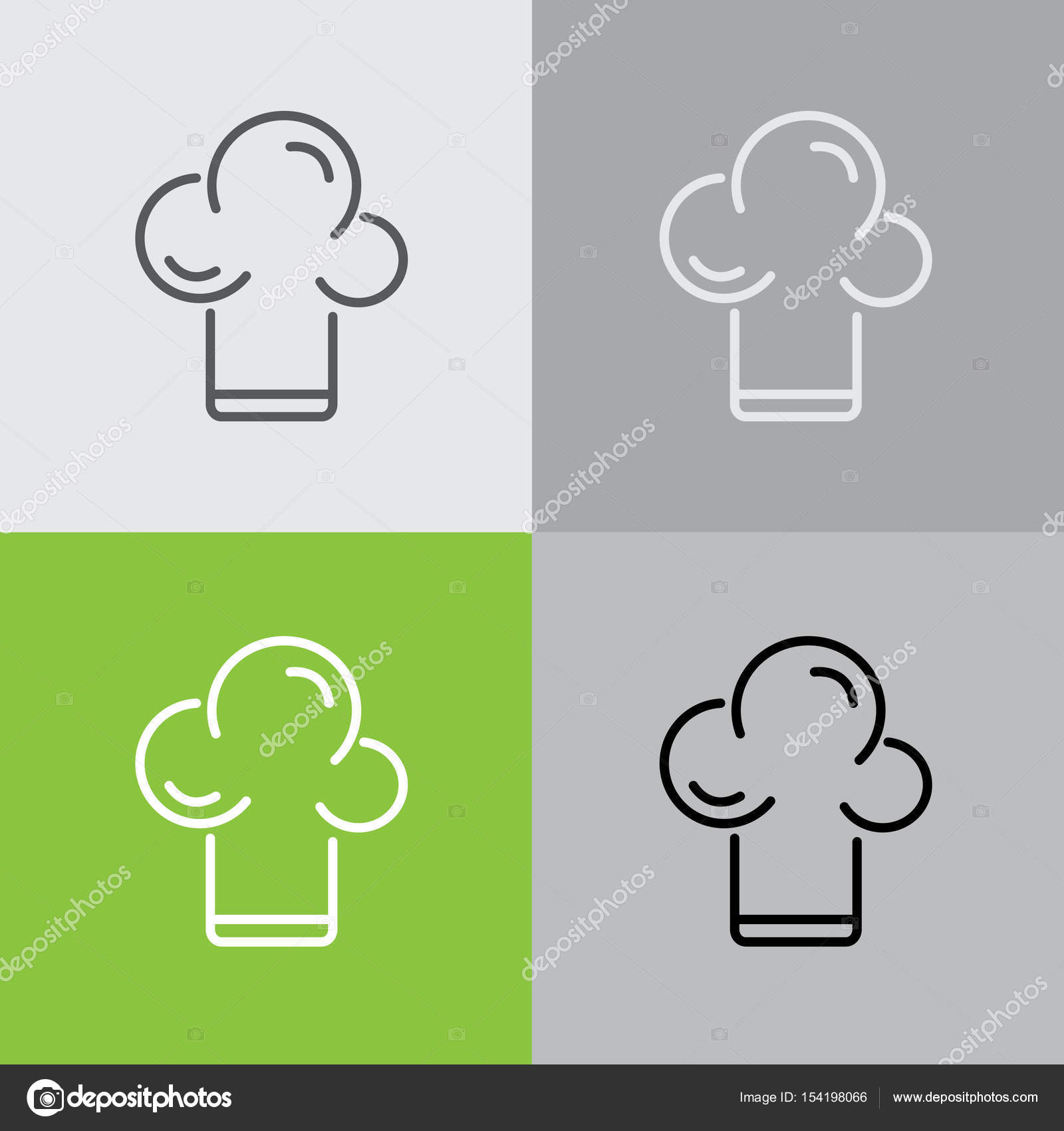 Chef hat icon Stock Vector by ©PPVector 154198066 Chef hat icon Stock Vector by ©PPVector 154198066