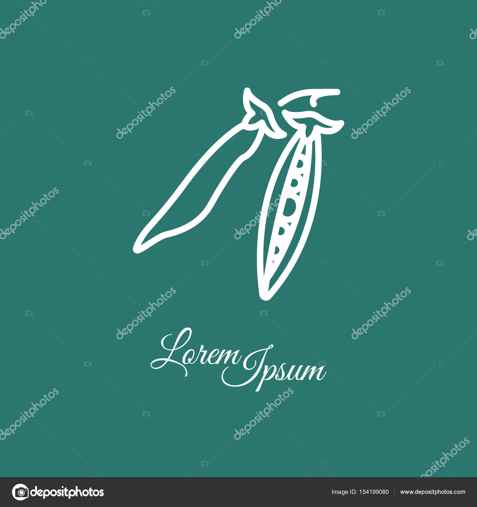 Green pea icon Stock Vector by ©PPVector 154199080