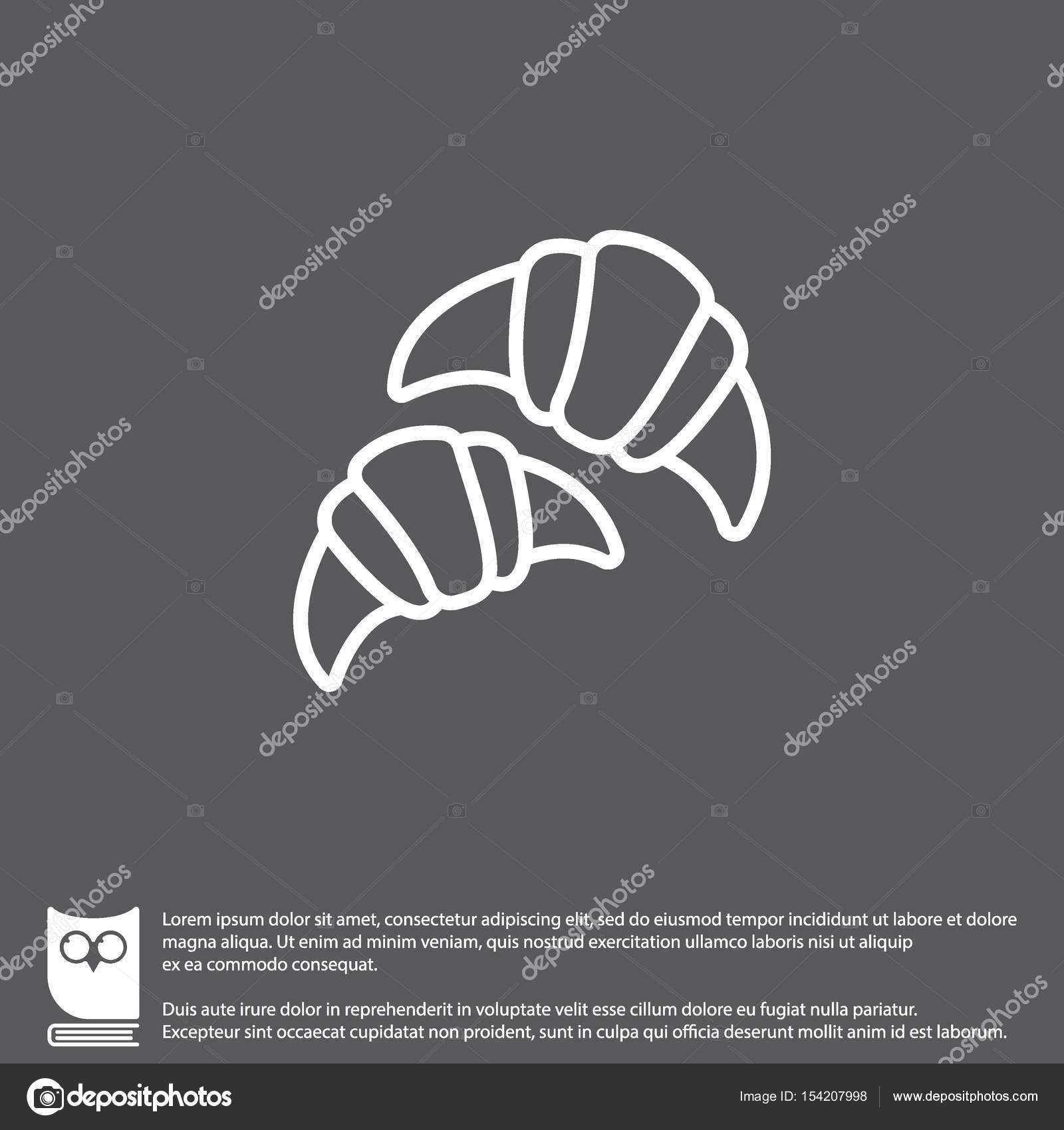 French Croissants icon Stock Vector by ©PPVector 154207998