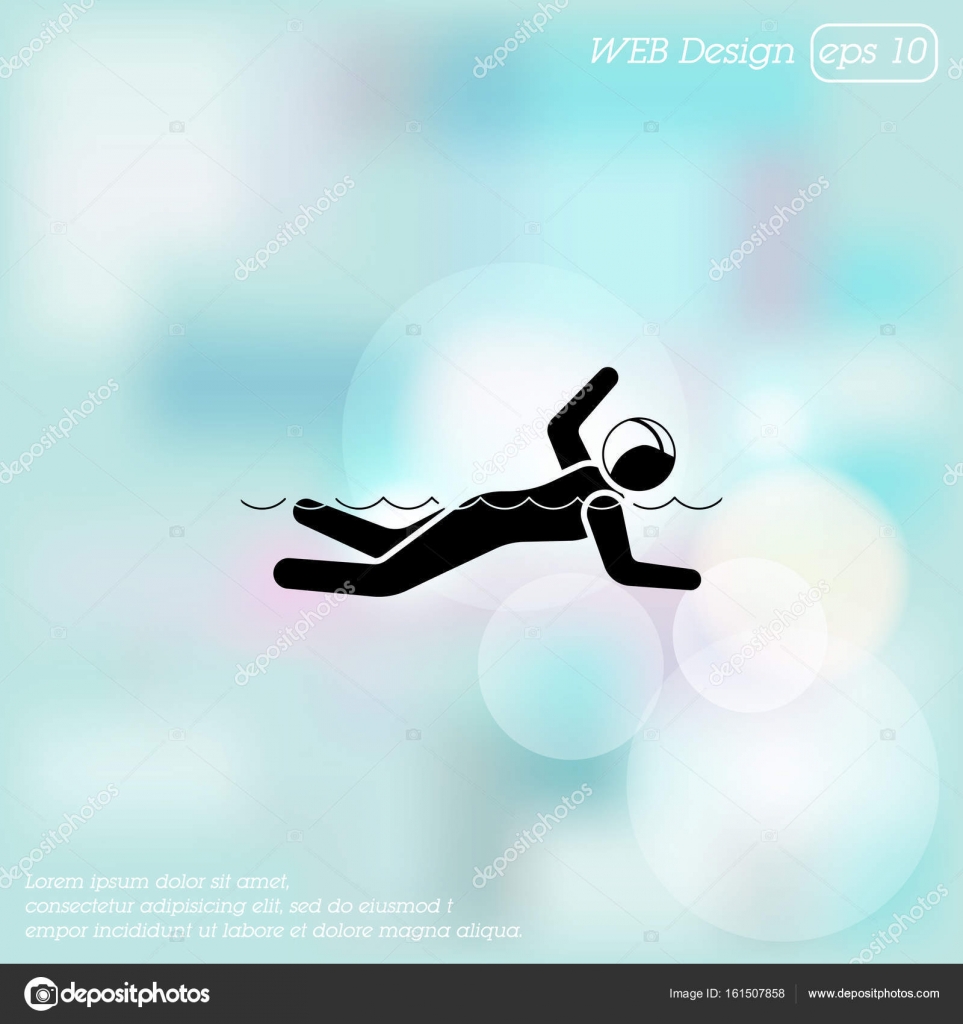 Swimmer simple icon Stock Vector Image by ©PPVector #161507858