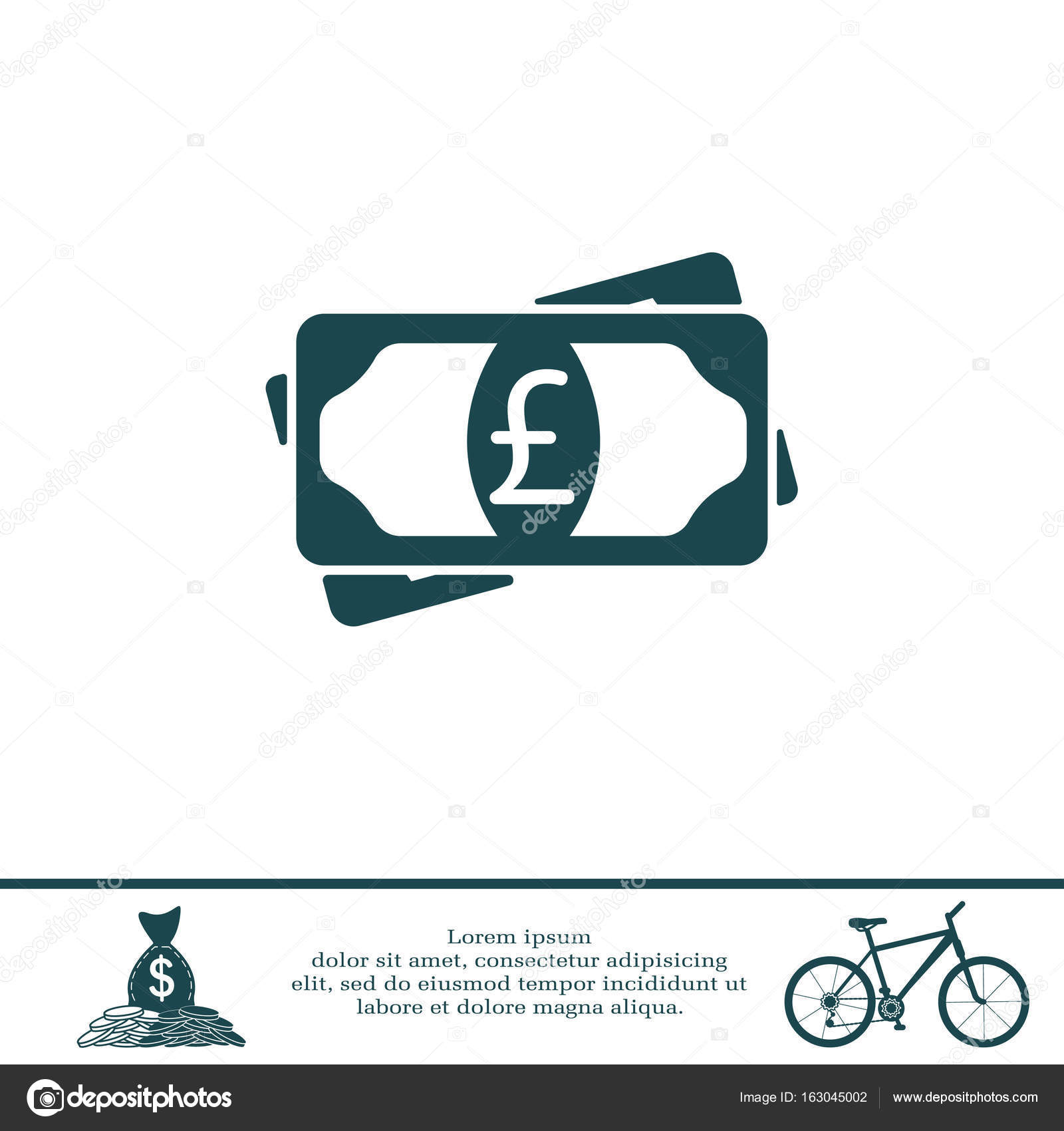 Icono de signo de libras esterlinas Vector de stock por ©PPVector 163045002