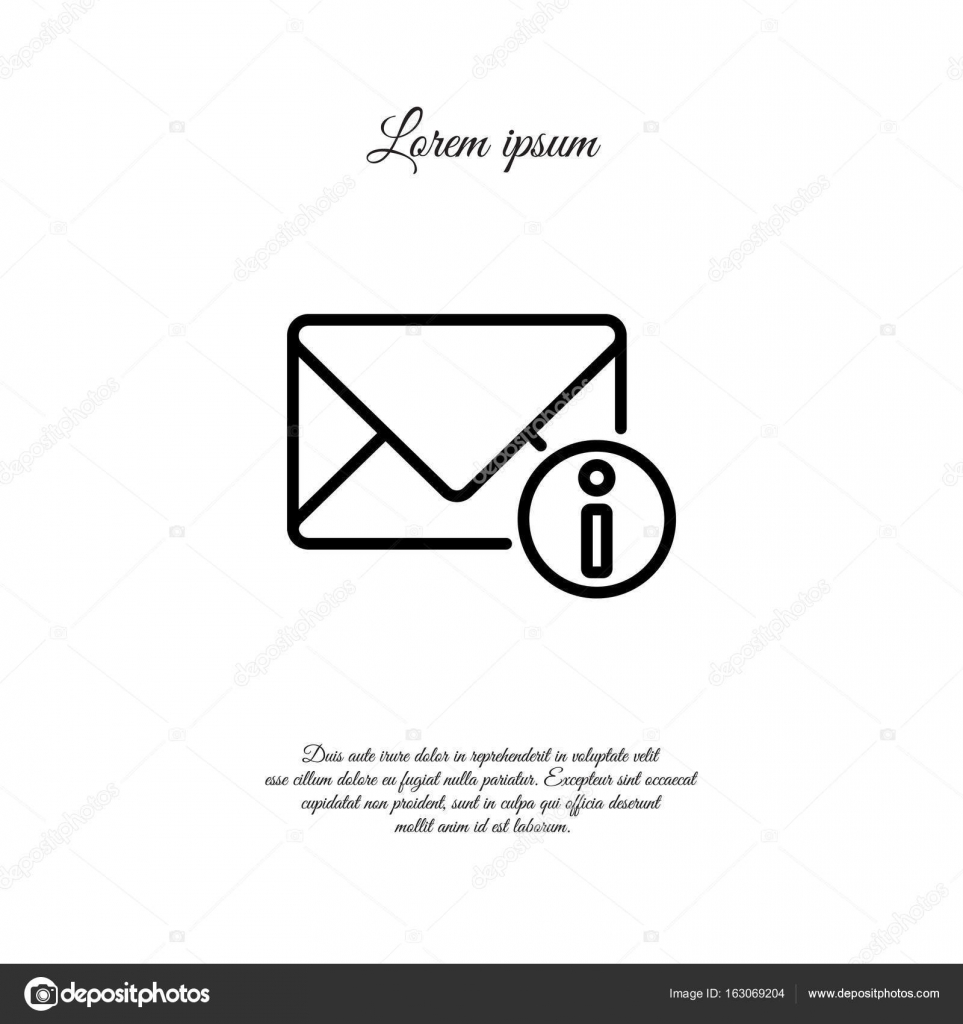 Information message icon Stock Vector by ©PPVector 163069204