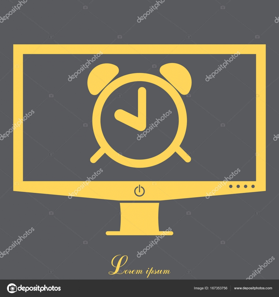 Ikon jam alarm Vektor Stok oleh ©PPVector 167353756