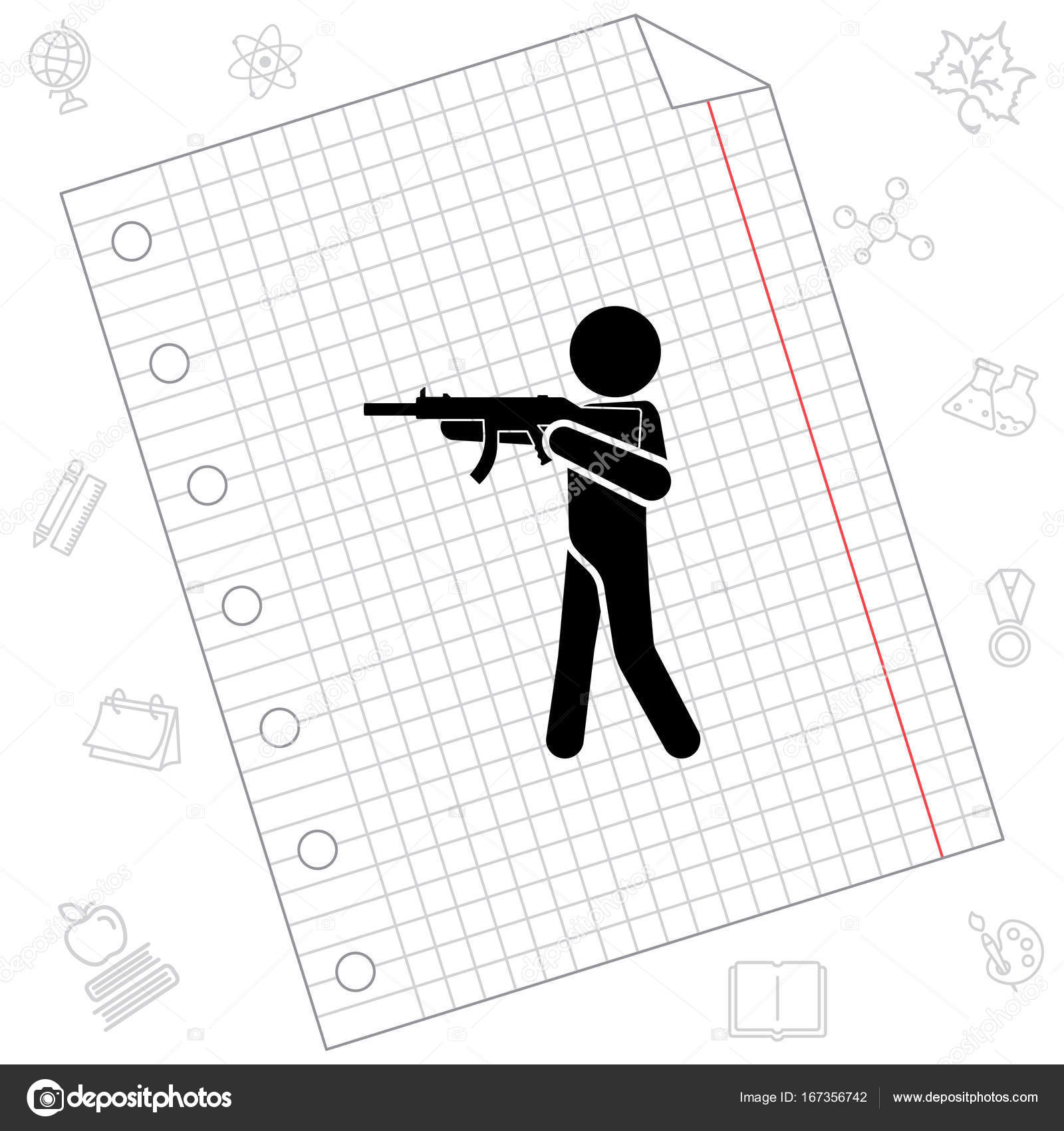 Strikeball player icon Stock Vector Image by ©PPVector #167356742