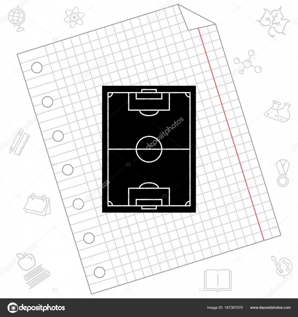 Football field icon Stock Vector Image by ©PPVector #167367070