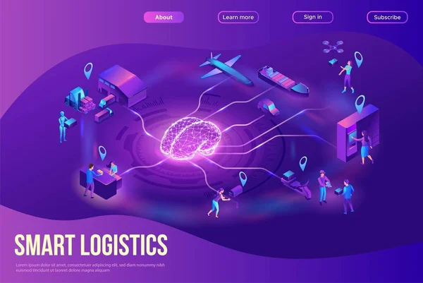 100,000 Smart logistics Vector Images | Depositphotos