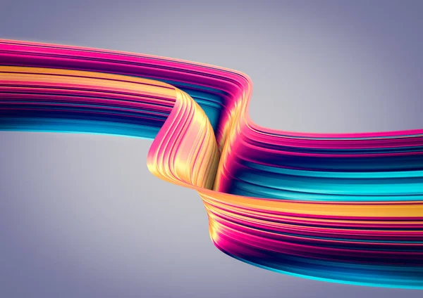 Render Abstract Background Colorful 90S Style Twisted Shapes Motion ...