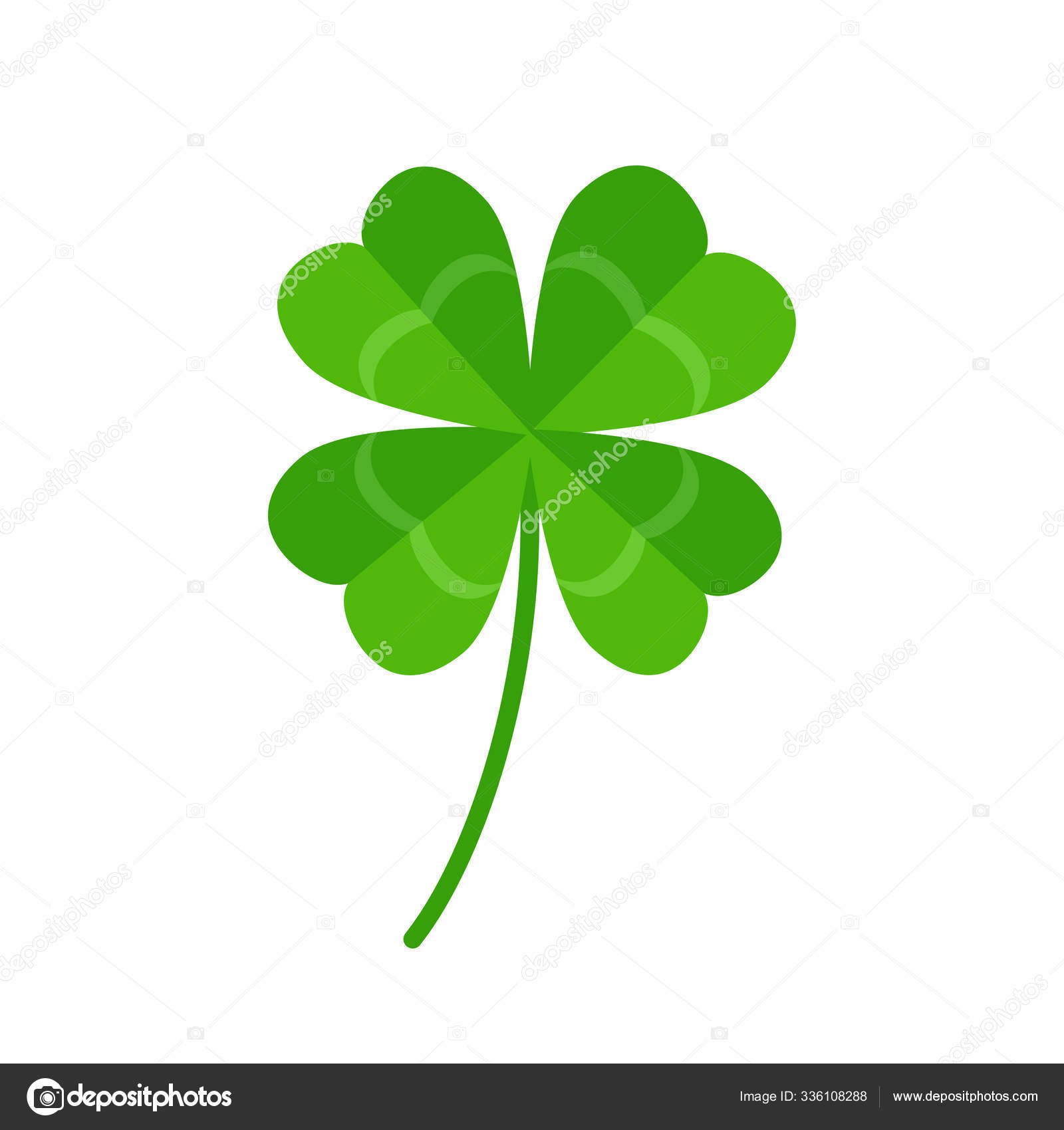 Esquema De Tréboles De 4 Hojas