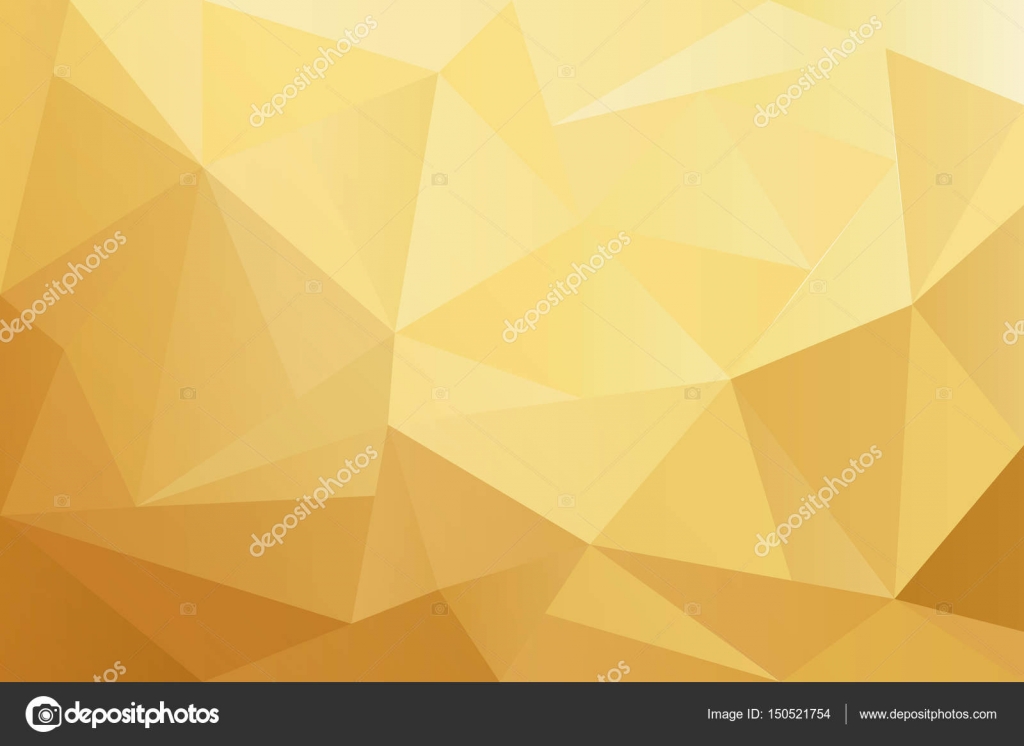 Golden geometric shapes polygon background Stock Vector Image by ...