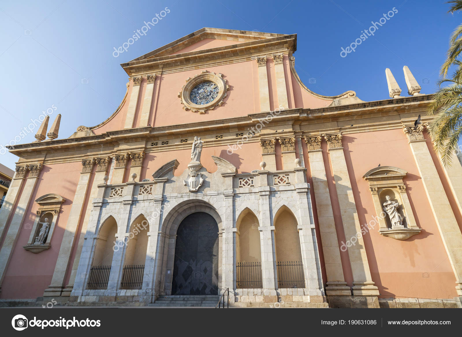 Church baroque and neoclassical style of Sant Antoni Abad in Vilanova i ...