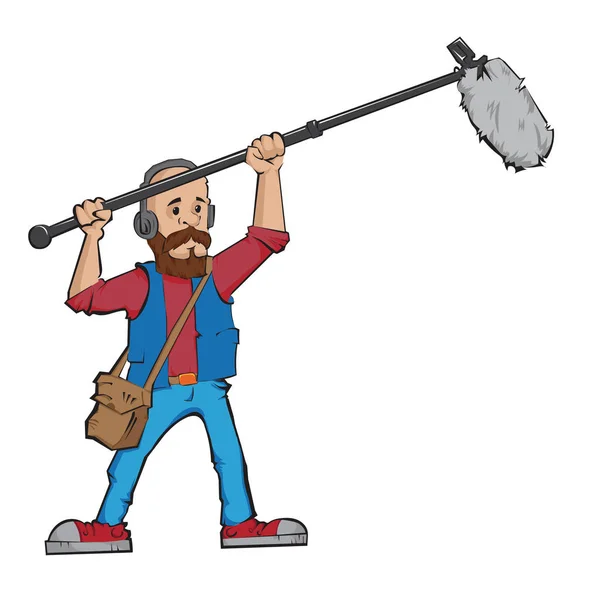 Cartoon Style Vector Illustration Frustrated Caucasian Male Golfer ...