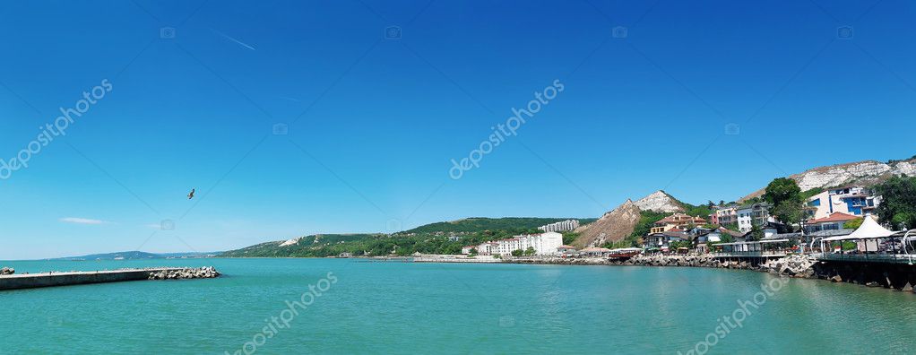 Seaside natural landscape Stock Photo by ©psychoshadow 128573224