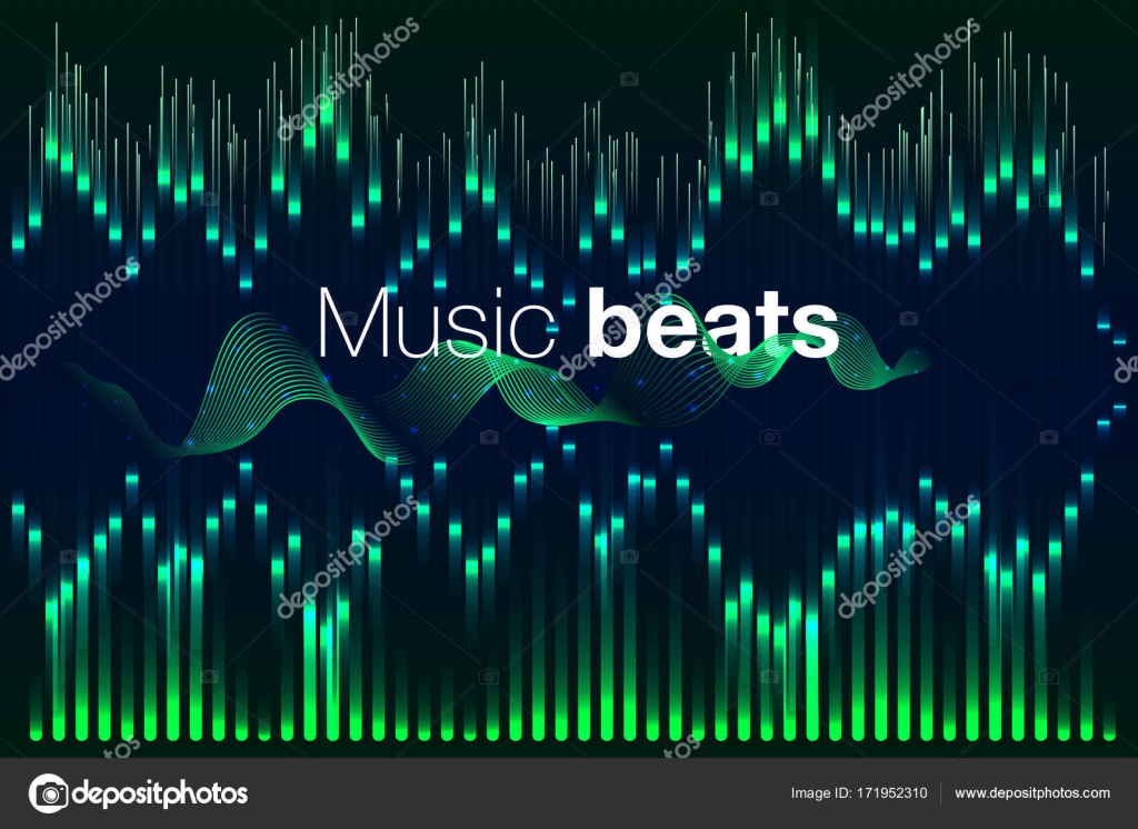 Equalizer Green And Blue