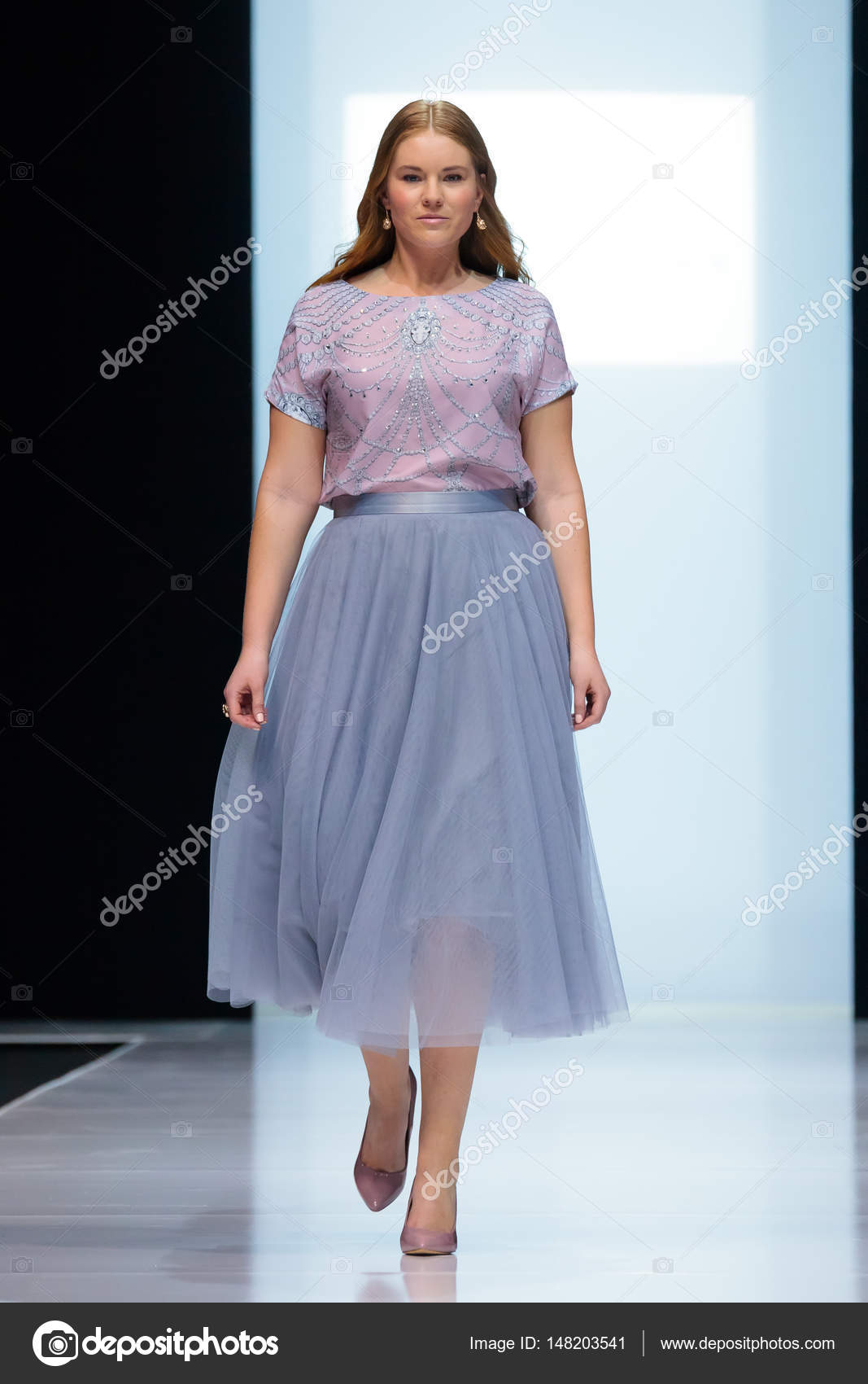 Model walk runway for FABERLIC by VALENTIN YUDASHKIN catwalk at Autumn ...