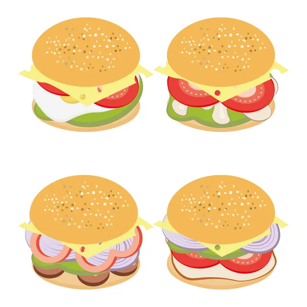Plain hamburger clip art Stock Photos, Royalty Free Plain hamburger ...